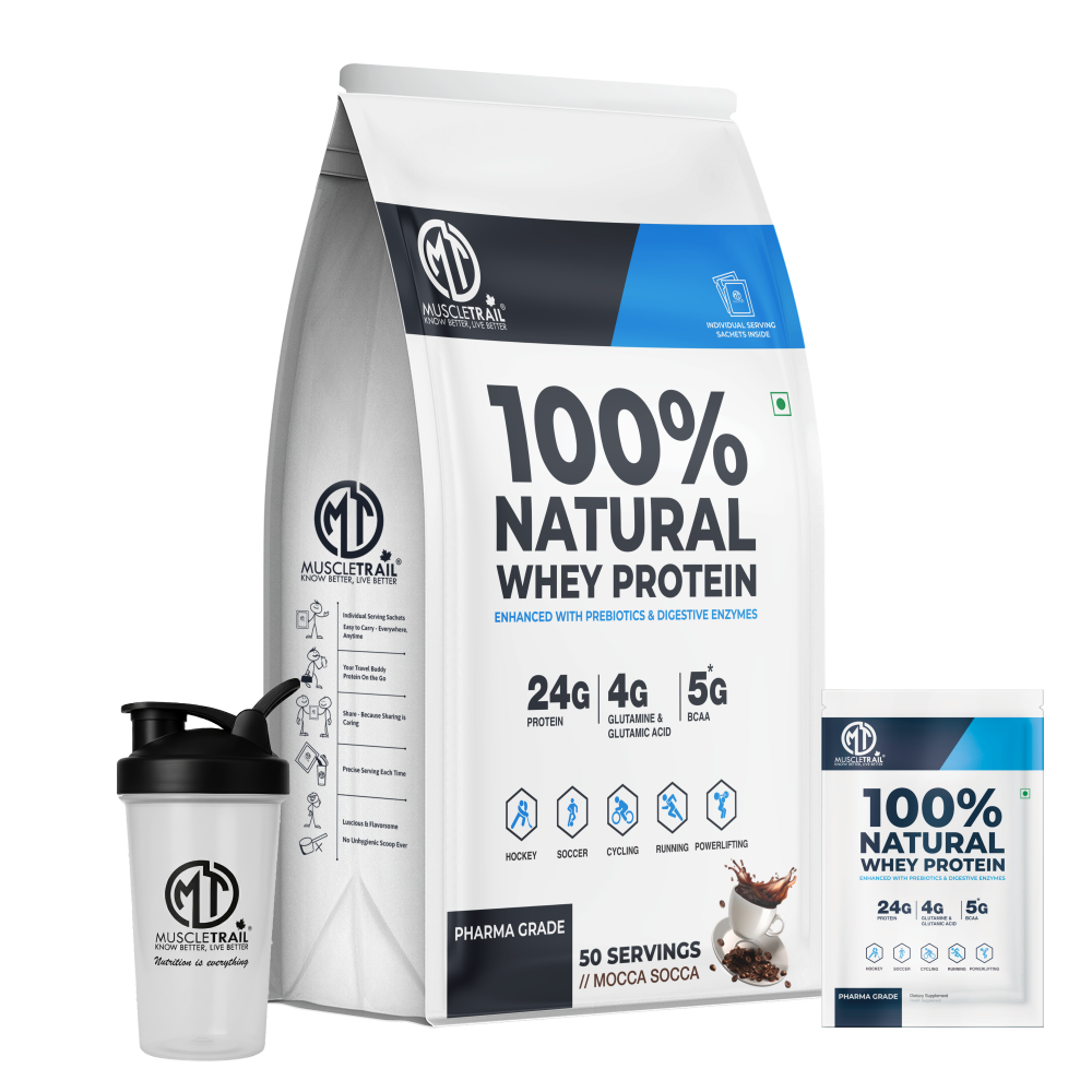 100% Natural Pharma-Grade Whey Protein by Muscle Trail