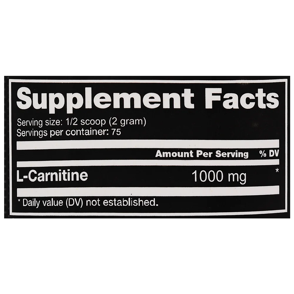 Fat Burner | 100% Pure L- Carnitine | Muscle Trail supplement