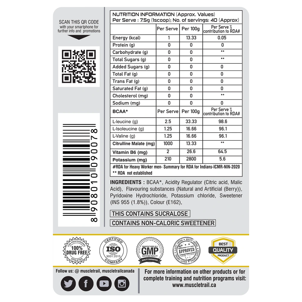 Order Essential Series BCAA | Best Muscle Building Supplement